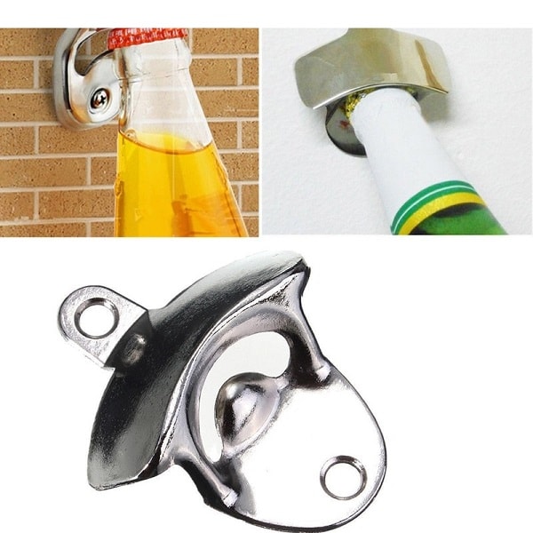 Décapsuleur mural en inox - Saveur Vin