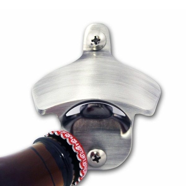 Décapsuleur mural en inox - Saveur Vin