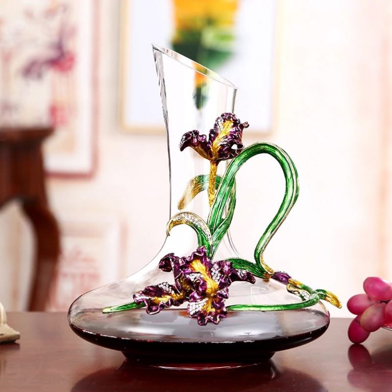 Pichet de vin de forme originale carrée | Saveur vin